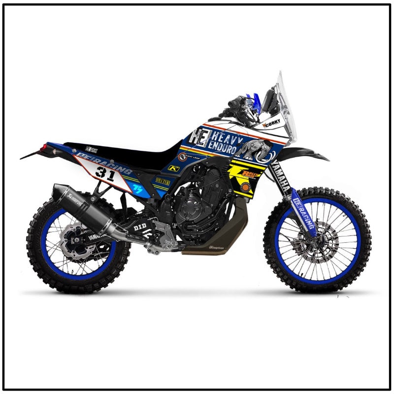 HEavy Enduro Race Replica Yamaha T7 Graphics Kit | Unit 31 Motorcyles
